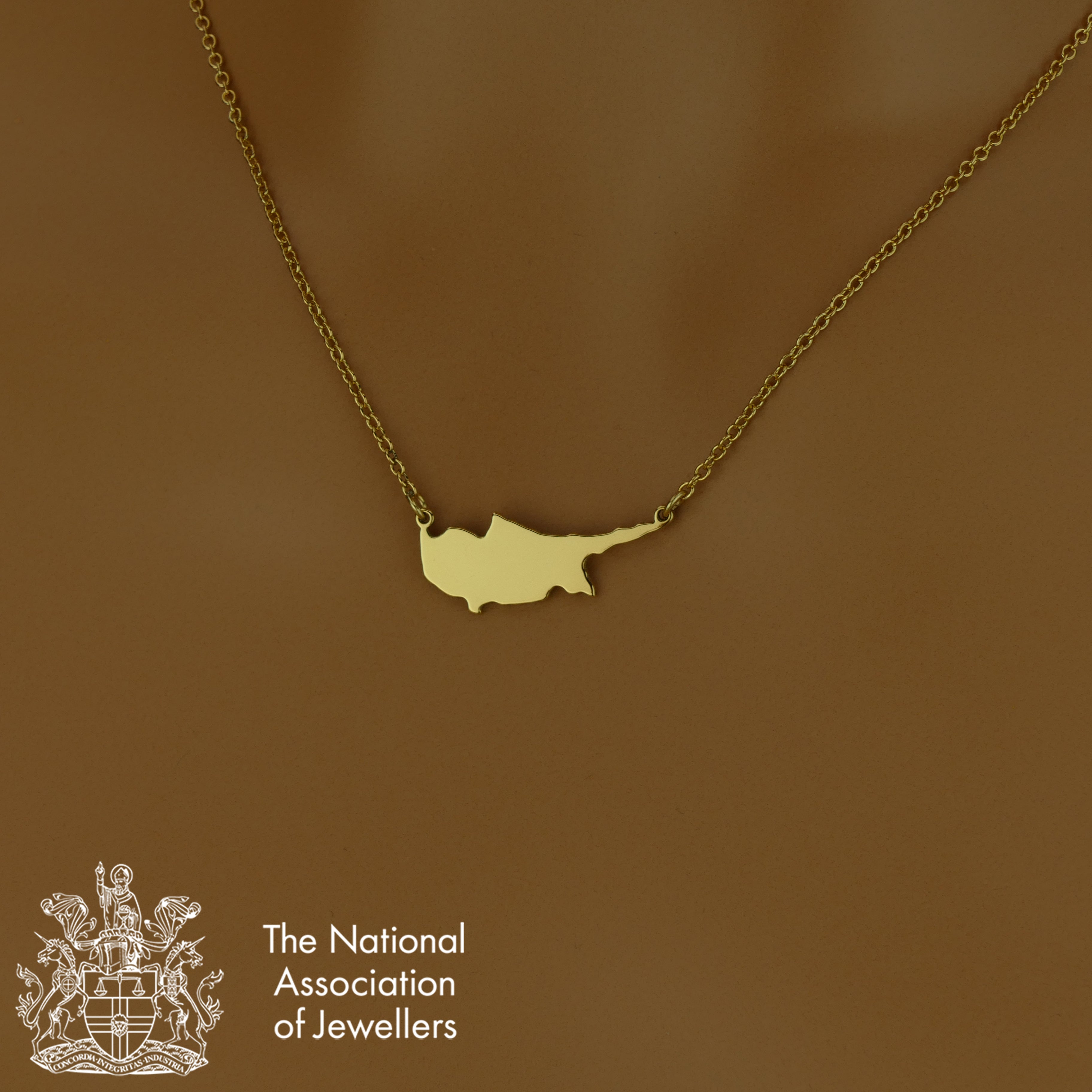 Cyprus Map Necklace Sterling Silver Handmade Pendant By Apsley And Cyprus Map Necklace Sterling Silver Handmade Pendant By Apsley And